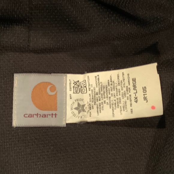 Carhartt | Jackets & Coats | Mens Carhartt Black Denim Hooded Jacket ...